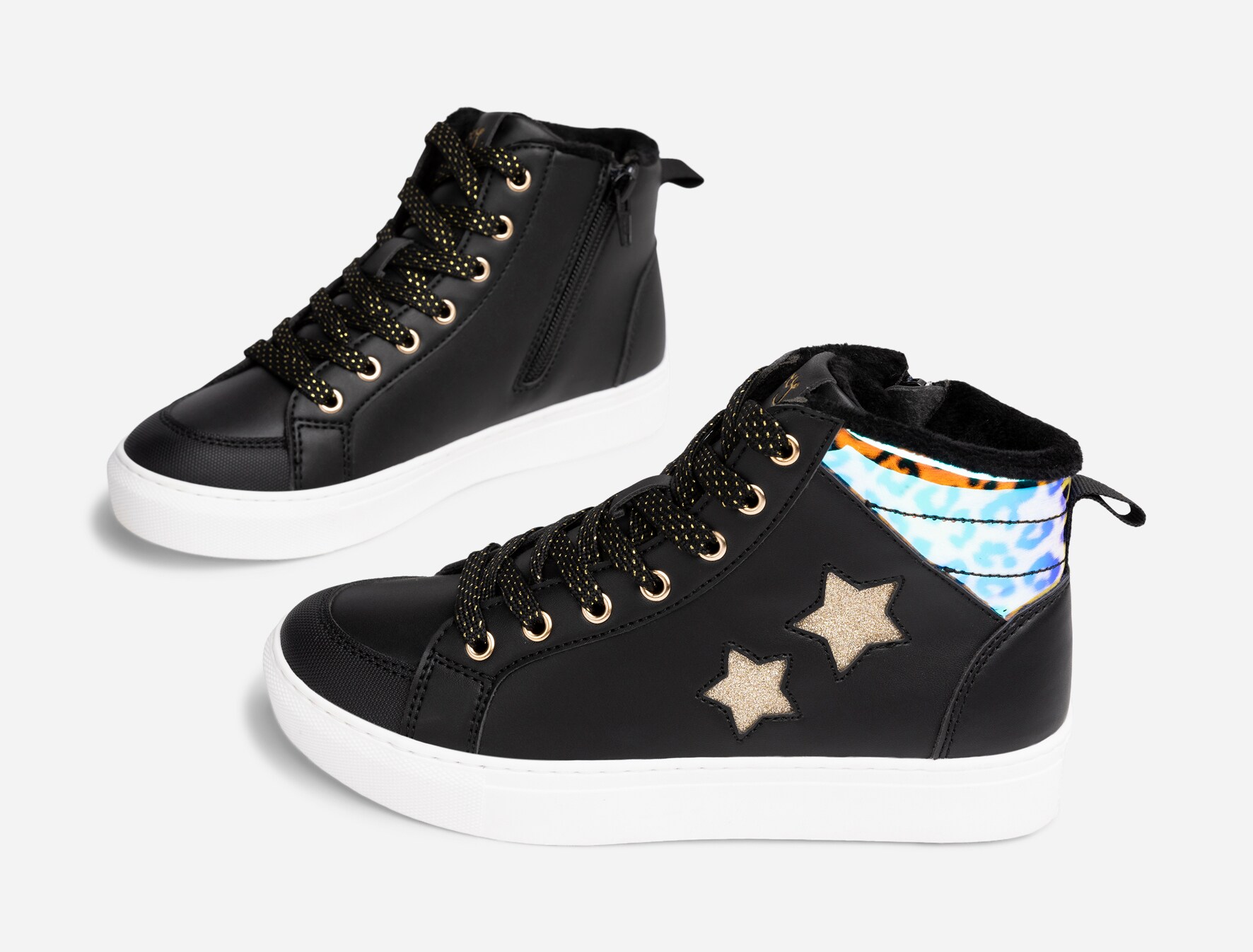 Jess | Varmforet sneakers | Sort | Zoey - DinSko