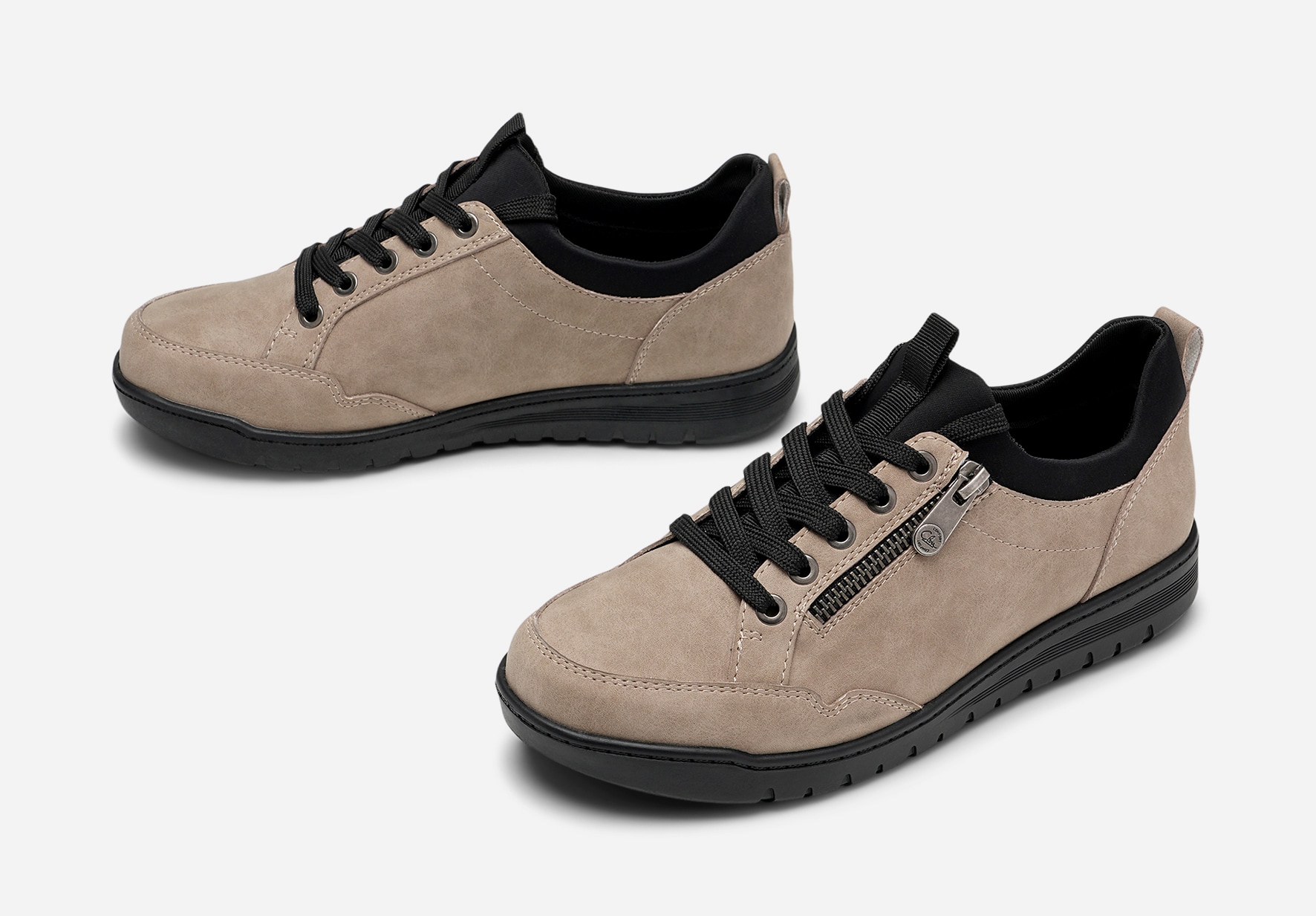 Omberg | Dame | Spasersko med snøring | Brun | Clou Comfort - DinSko